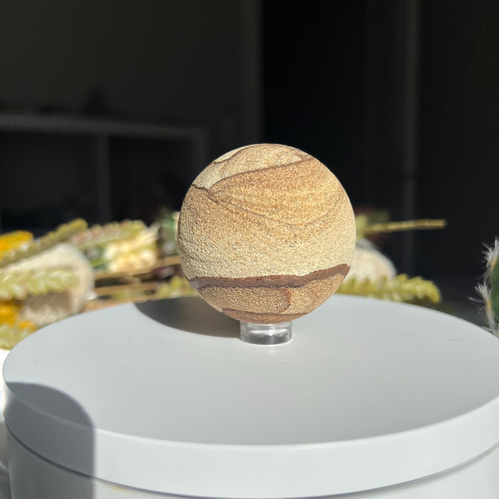 Kanab Goldenstone Sphere 2.1" From Utah and Arizona Border Sandstone - Etsy