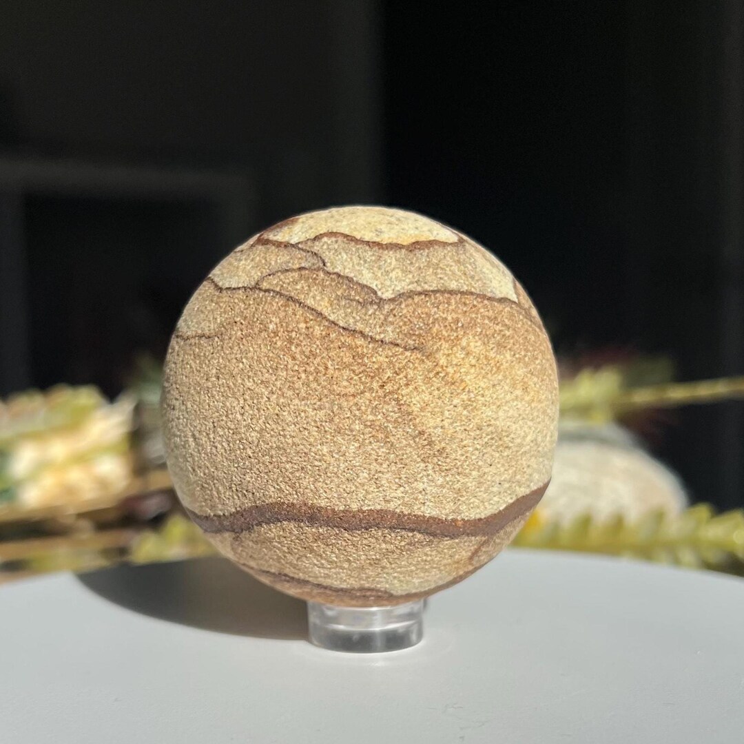 Kanab Goldenstone Sphere 2.1" From Utah and Arizona Border Sandstone - Etsy