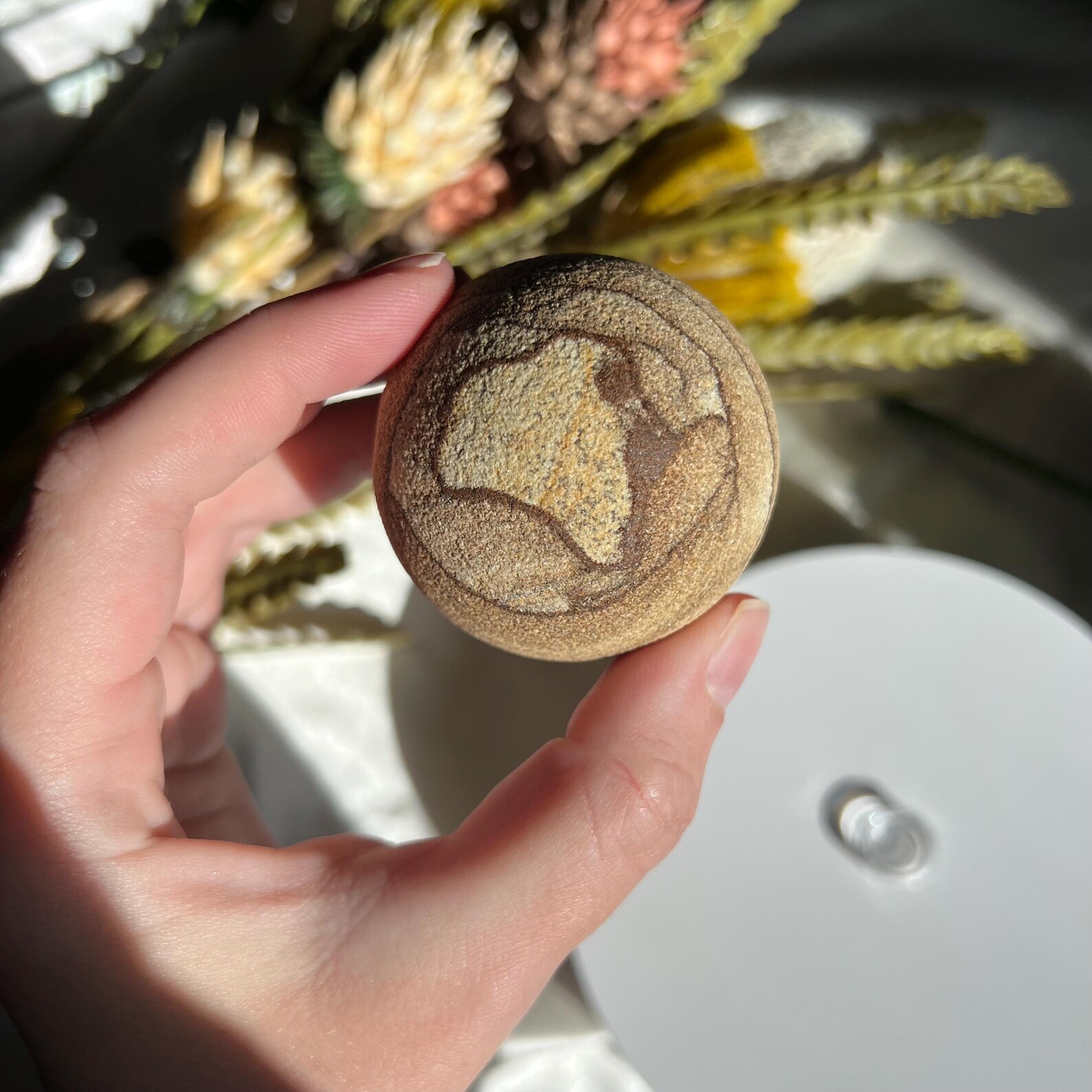 Kanab Goldenstone Sphere 2.1" From Utah and Arizona Border Sandstone - Etsy