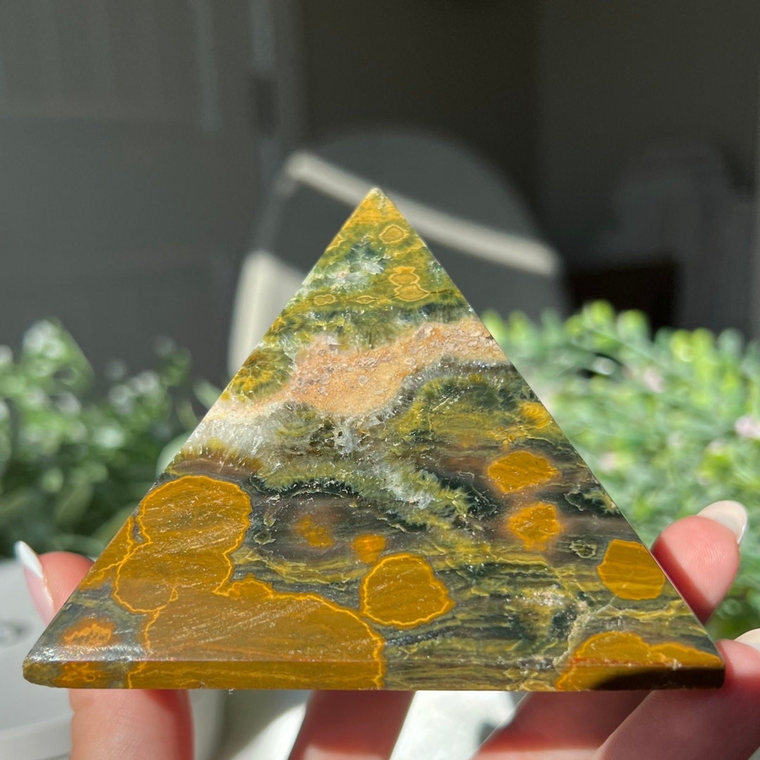 Ocean Jasper Pyramid From Madagascar - Etsy