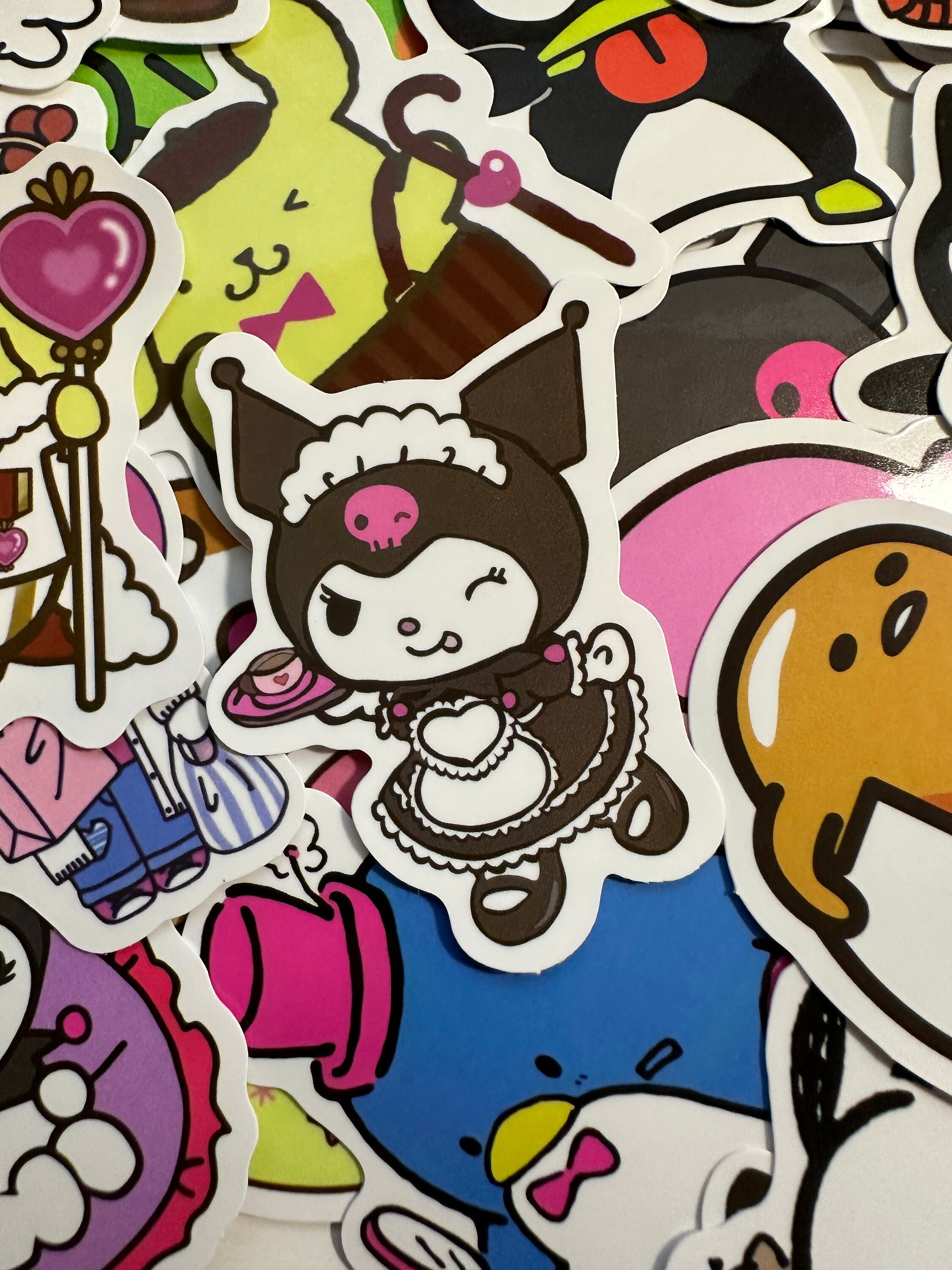 50 PCS Cute Sanrio Decoration Stickers, Mixed Sanrio Tickers W/ Melody ...