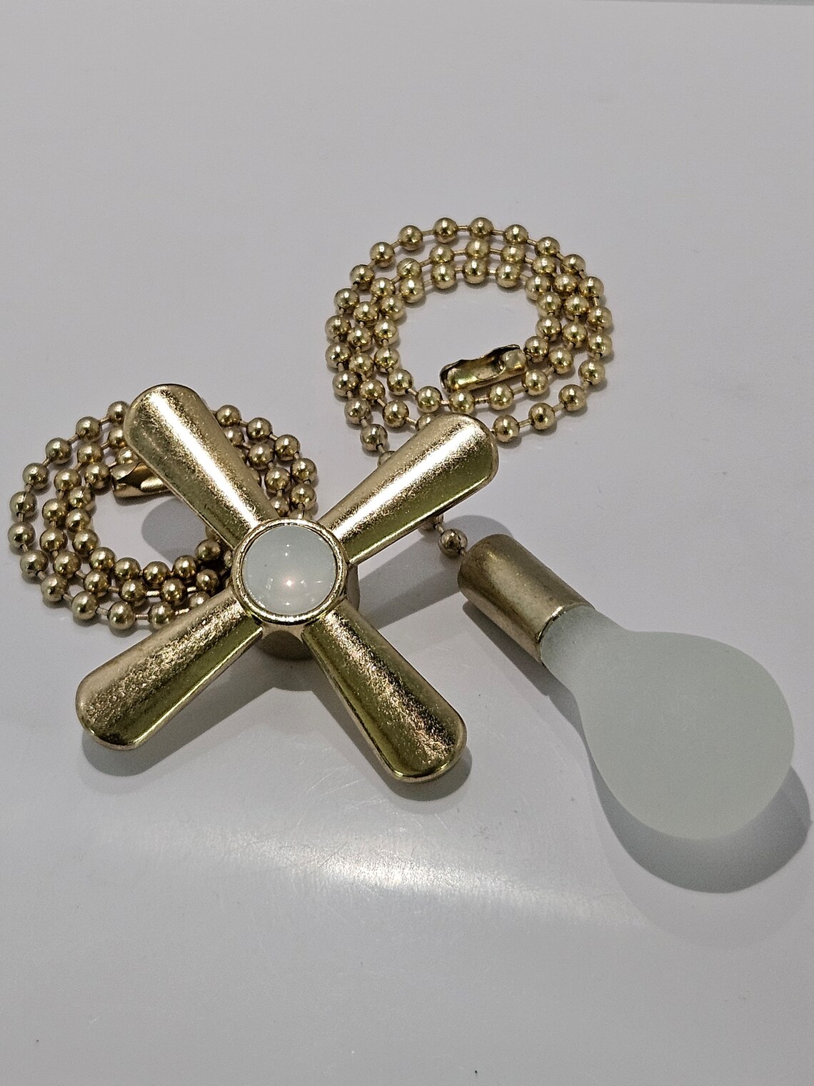 Ceiling Fan Pull Chain Gold Polish Decor Decorative Extension Fan ...