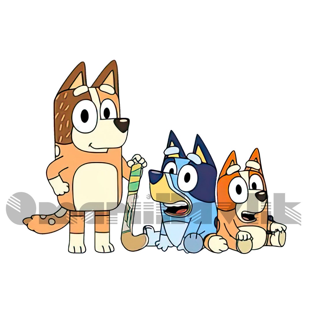 Bluey Friends PNG, Bluey Family PNG, Bluey Png, Bluey Bingo Png, Bluey ...