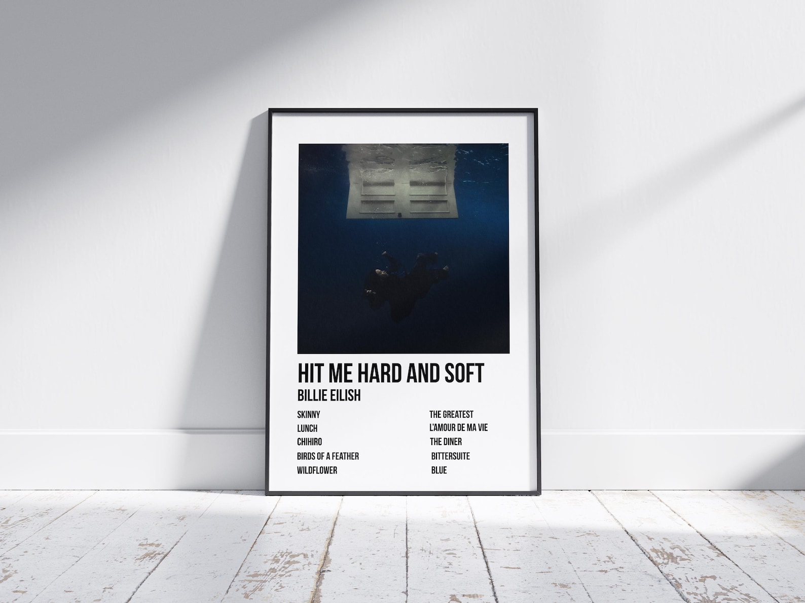 Billie Eilish Hit Me Hard and Soft Print Music Poster Wall Art A5 A4 A3 ...