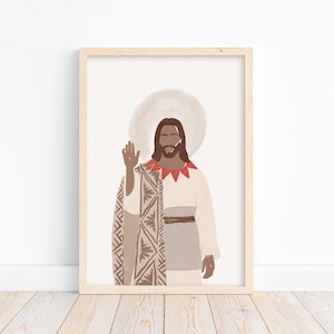 Jesus Christ Tongan Art Print: Pacific Island Decor (digital Download ...