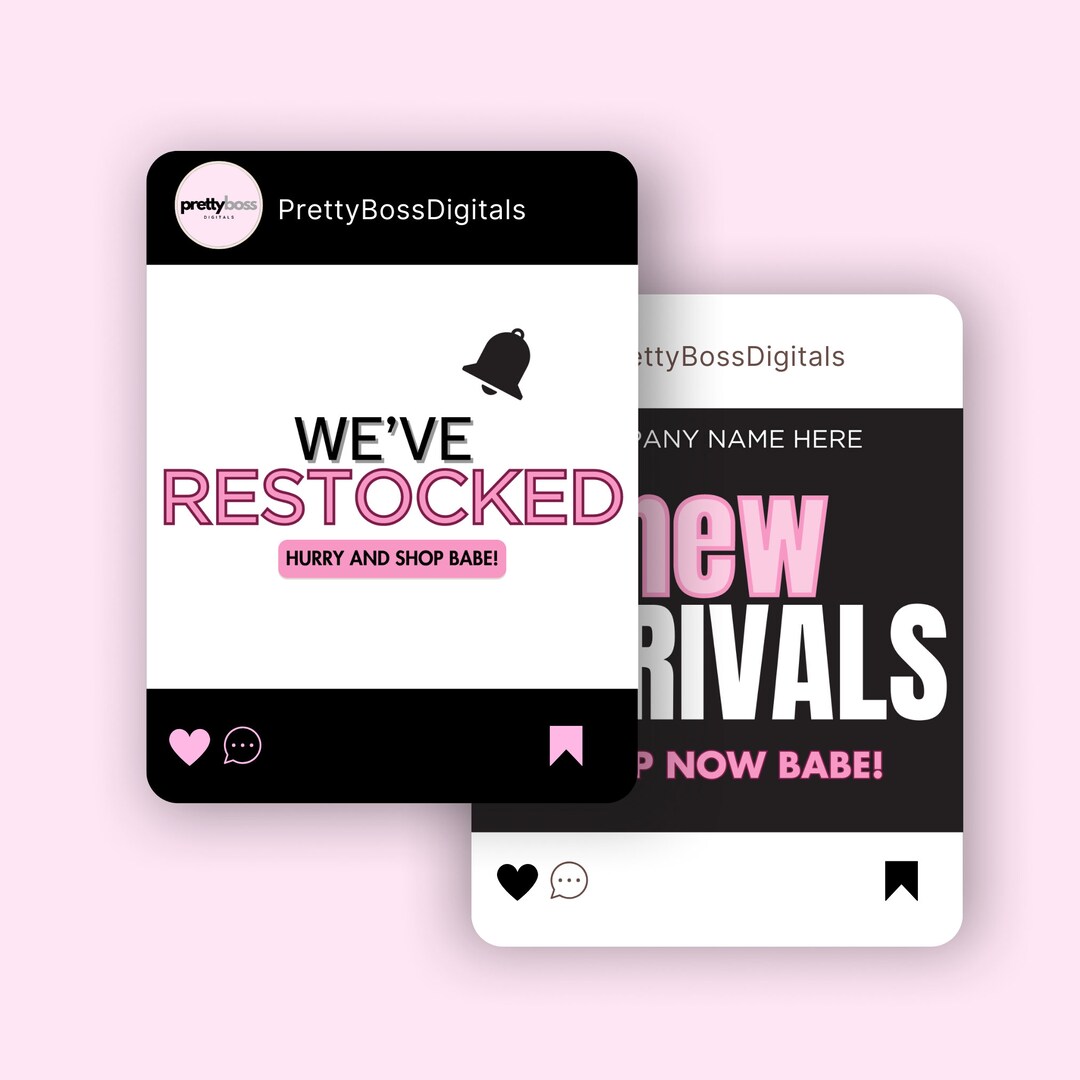 Restocked Flyers, Restock Flyers, Hair Flyer, New Arrivals Flyer ...