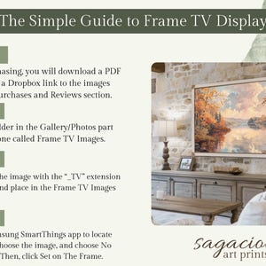 Fall Landscape Frame Tv Art Vintage Autumn Painting Tv Wallpaper for ...