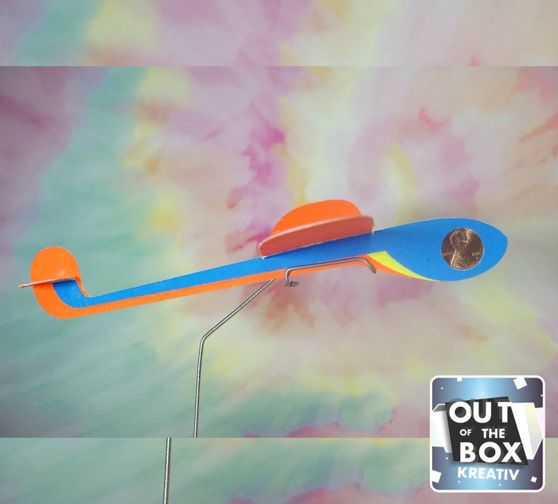 The Penny Glider - Penny Flyer Craft Project - Etsy