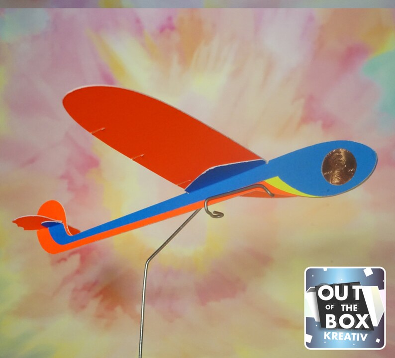 The Penny Glider - Penny Flyer Craft Project - Etsy