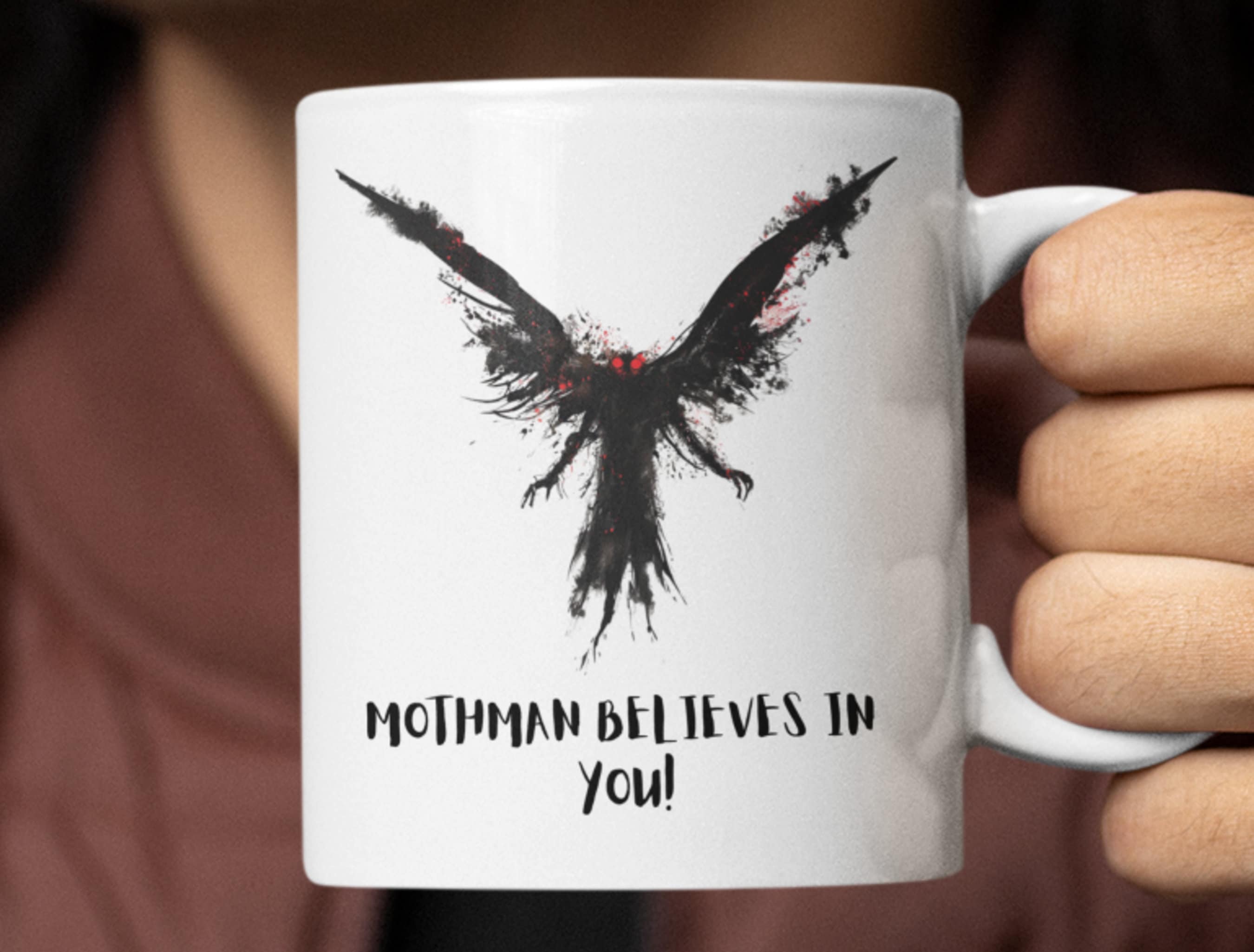 Mothman Mug, Point Pleasant Mug, Cryptids, Mothman Prophecies, Mythological Mug, Myths, Cryptid ...