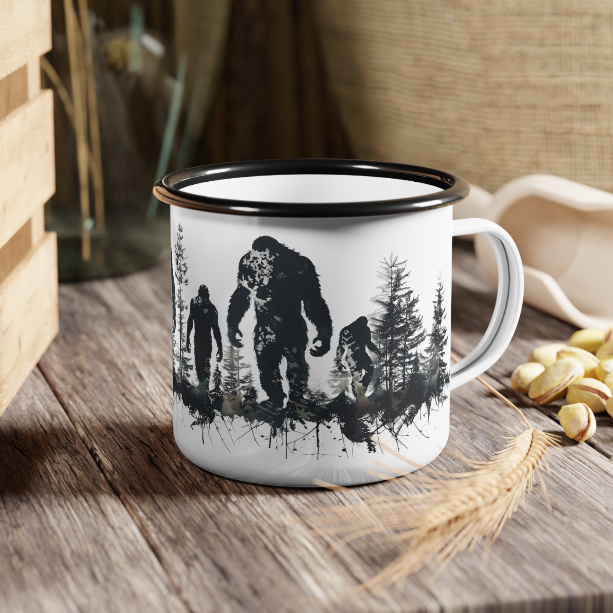 Bigfoot Camper Mug, Sasquatch Mugs, Camping Mugs, Yeti, Bigfoot Believer, Gift for Him, Bigfoot ...