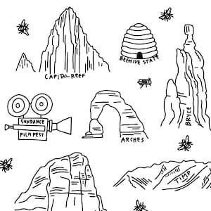 Things in Utah Digital Print - Etsy