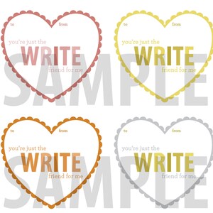 Valentine Pencil Digital Download - Etsy