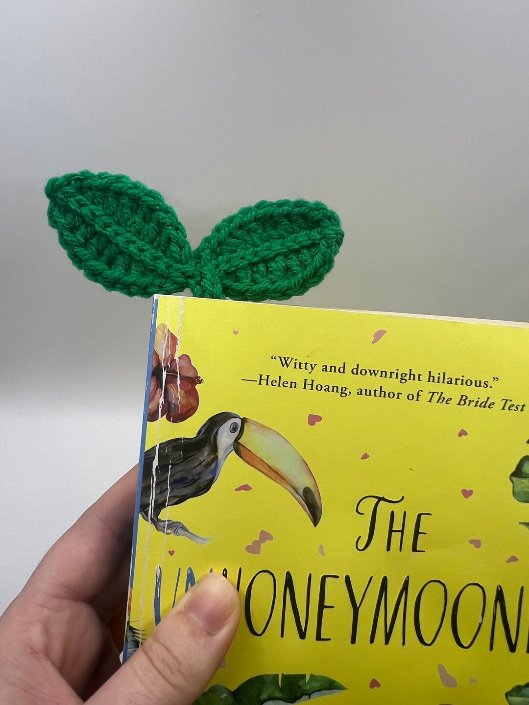 Crochet Bookmark, Handmade Leaf Sprout - Etsy