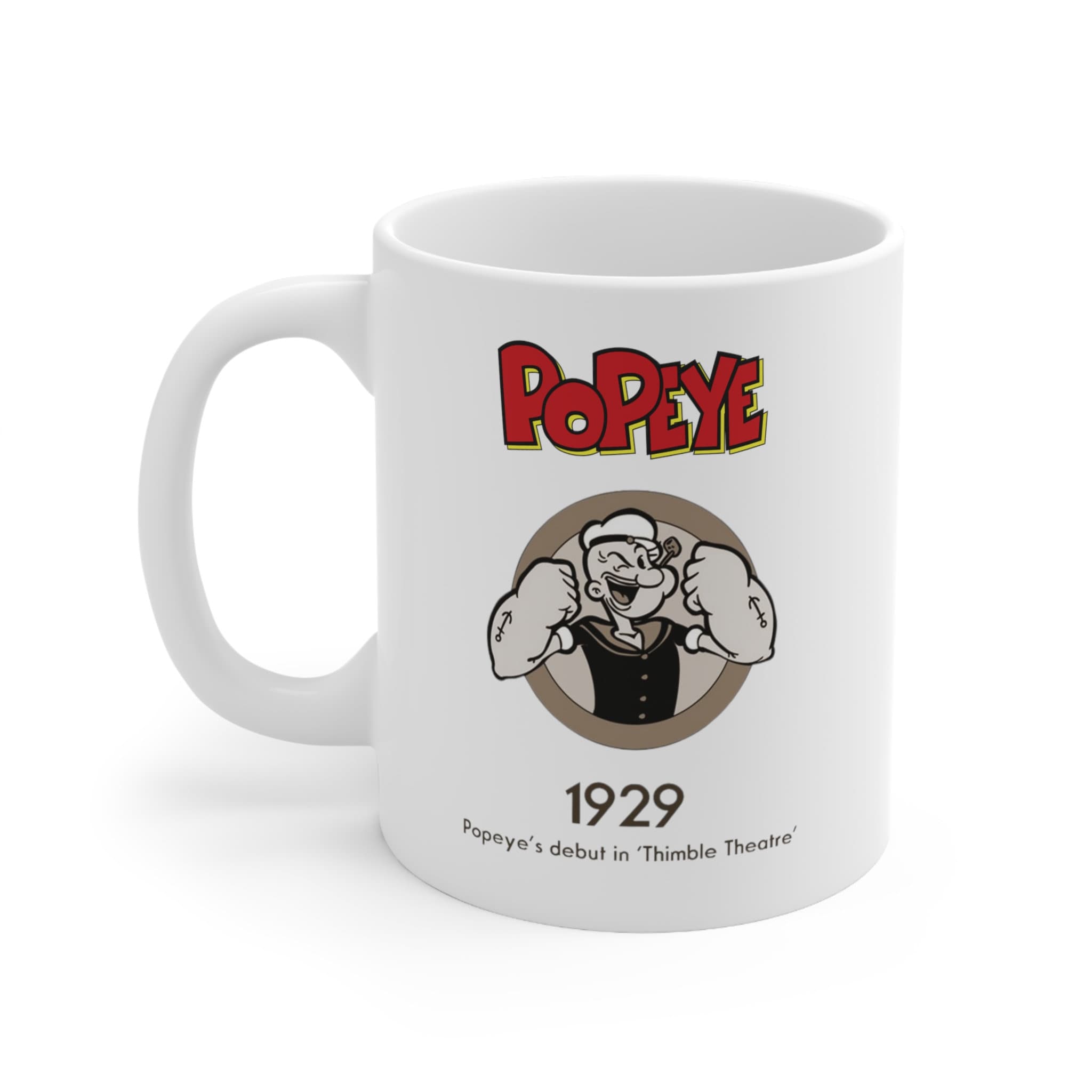 1929 Popeye Comic Strip Mug Original Popeye Mug Ceramic Mug 11oz Comic ...