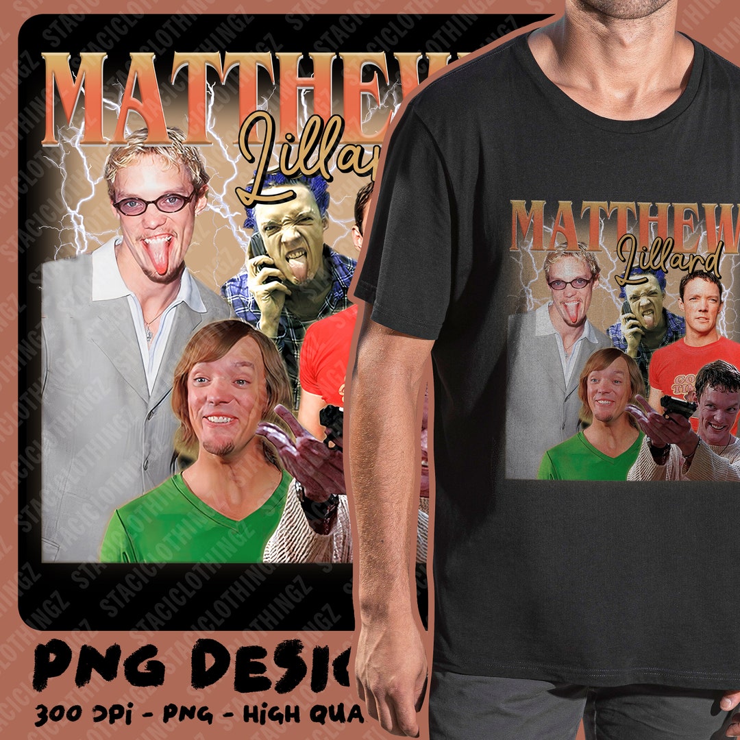 Matthew Linllard Actor PNG Digital PNG Download Homage T-shirt, Hoodie ...
