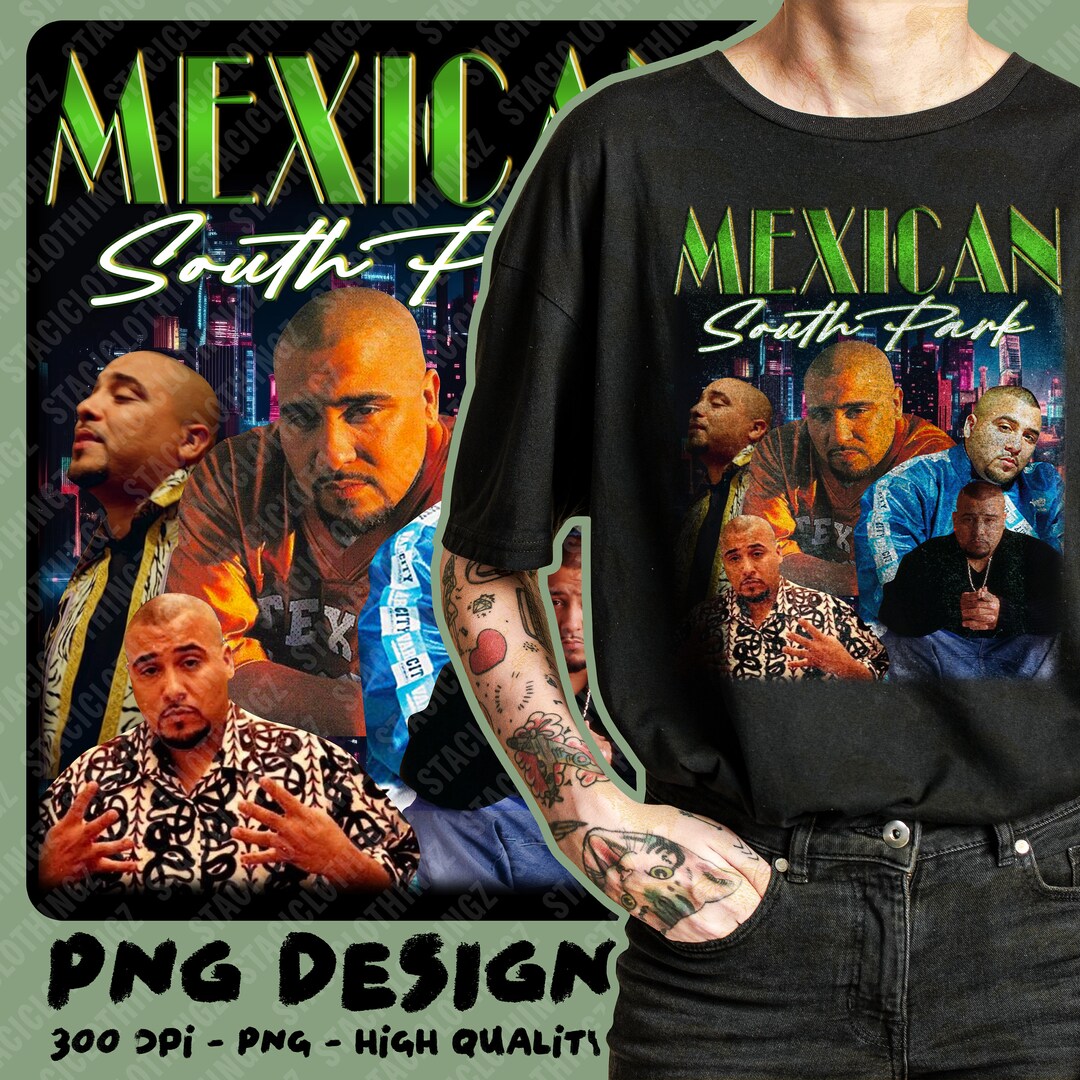 Mexican South Park Series Main Actor PNG Digital PNG Download Homage T ...
