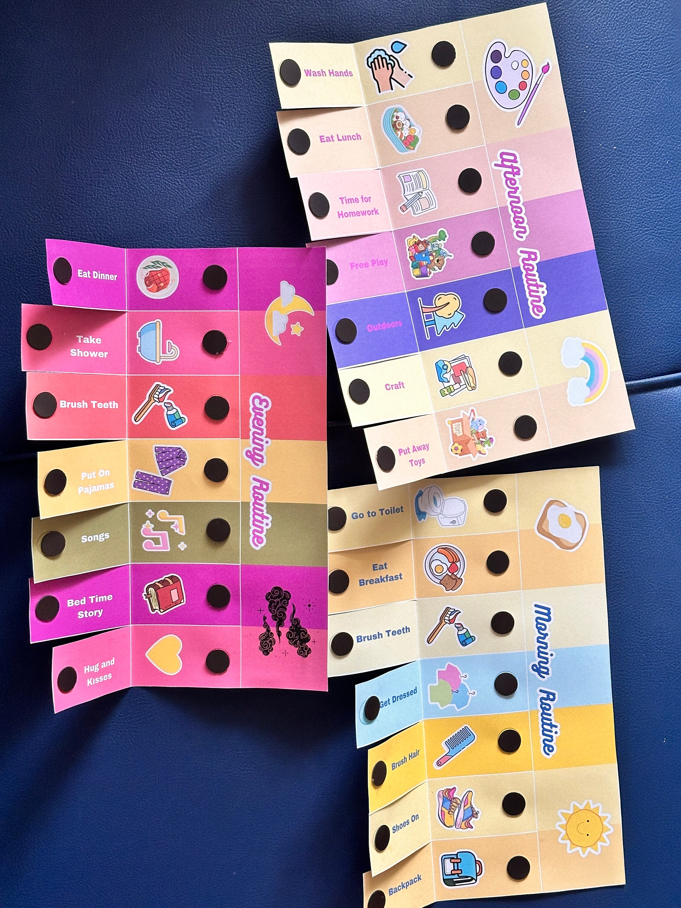 Morning, Afternoon & Evening Routine Chart, Planning Toddler Bedtime ...