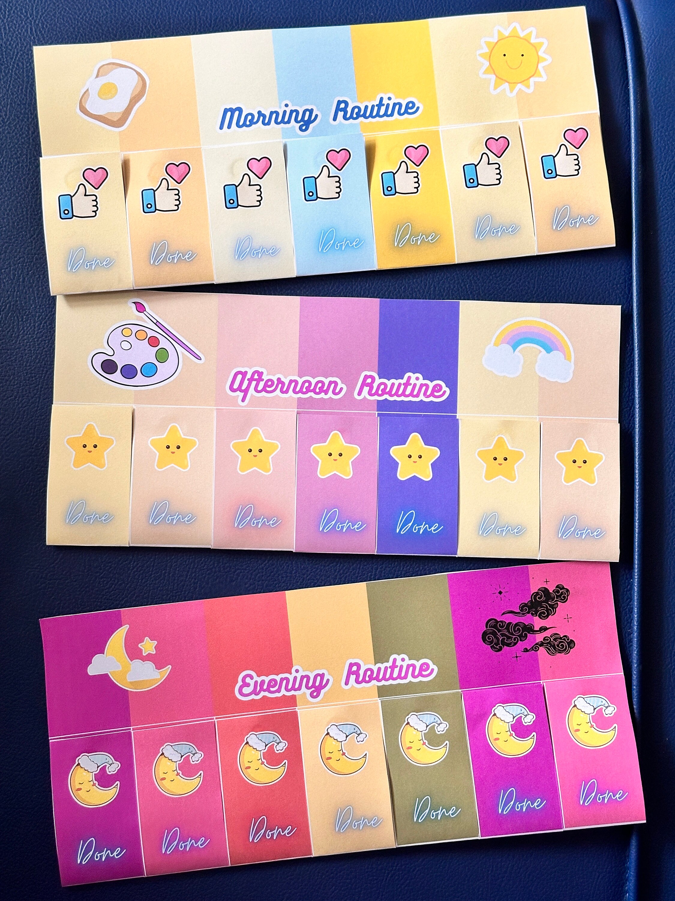 Morning, Afternoon & Evening Routine Chart, Planning Toddler Bedtime ...