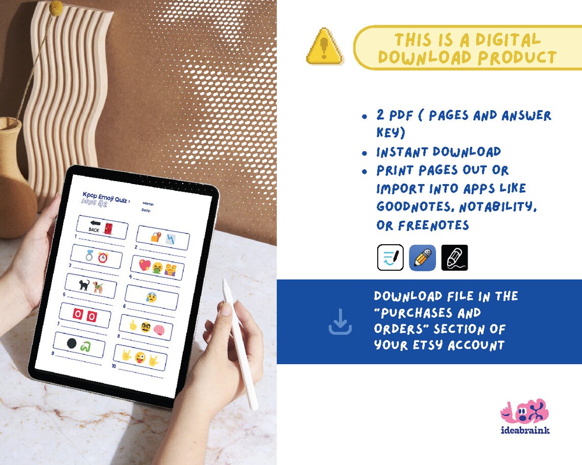 K-pop Activity Worksheets (digital Download) |k-pop Printables ...