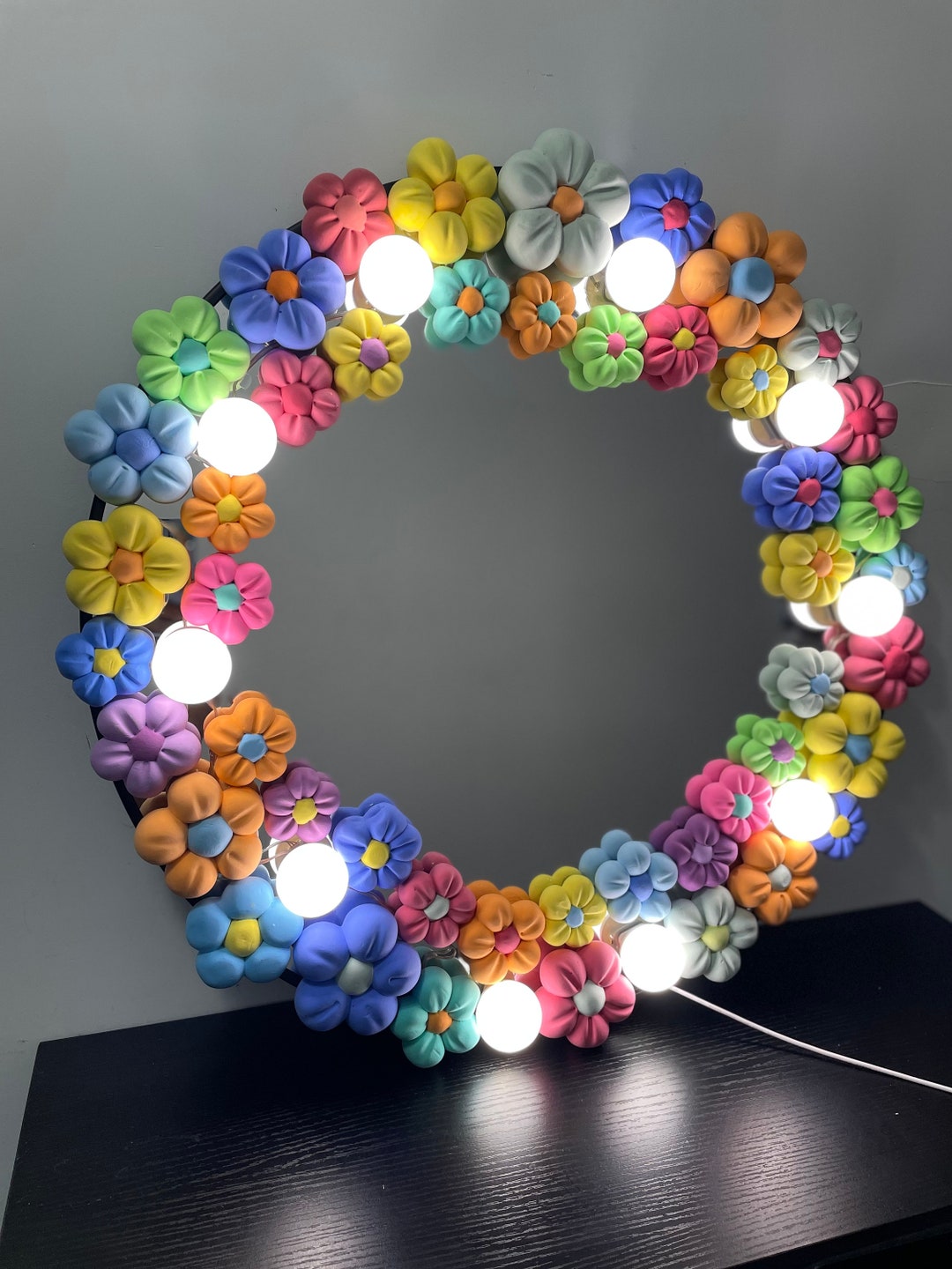 Flower Mirror - Etsy