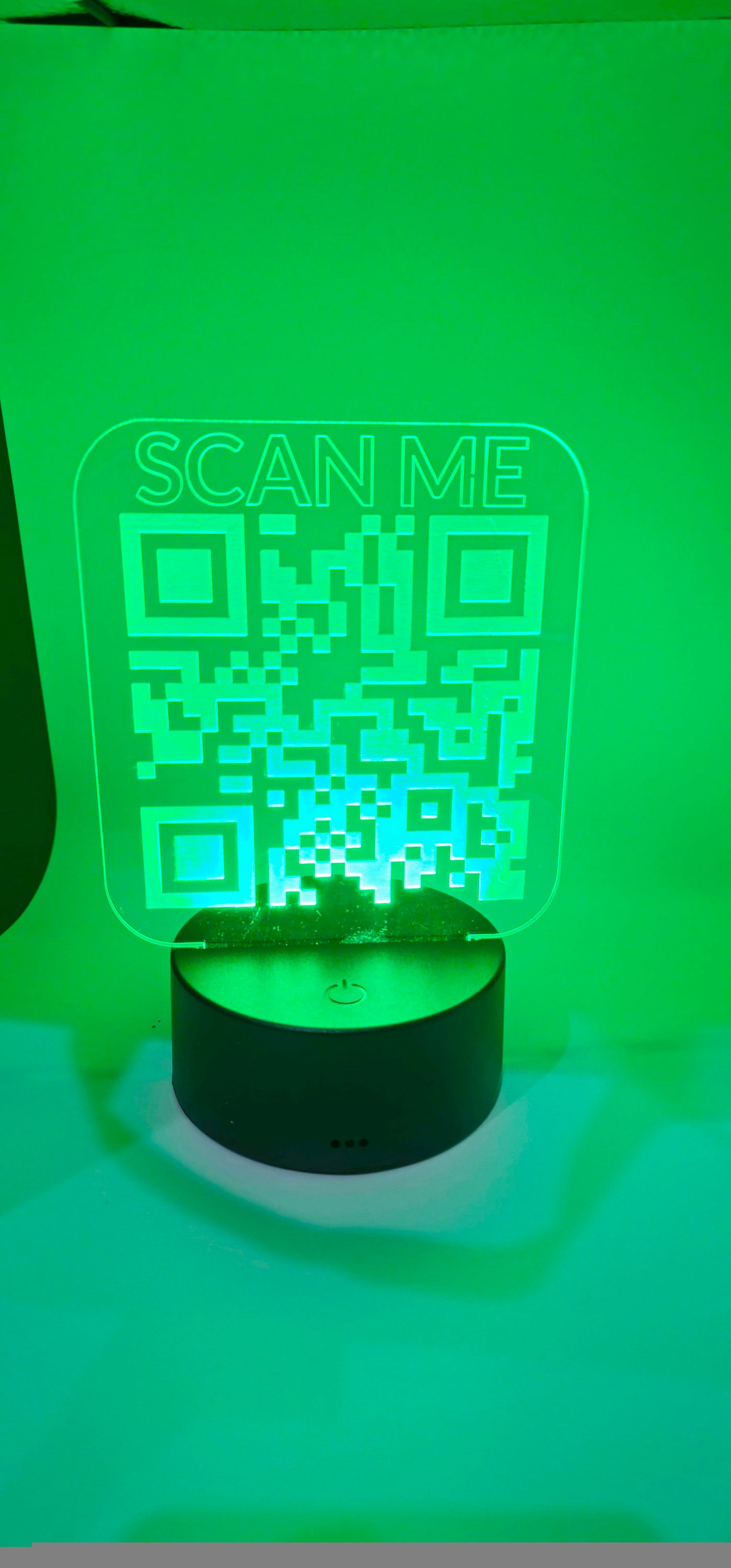 Acrylic LED QR Code Sign - Etsy Australia