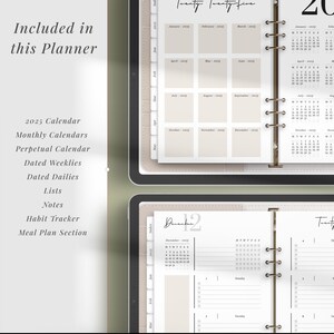 2025 Digital Planner, Minimalist Digital Planner, Goodnotes Notability ...