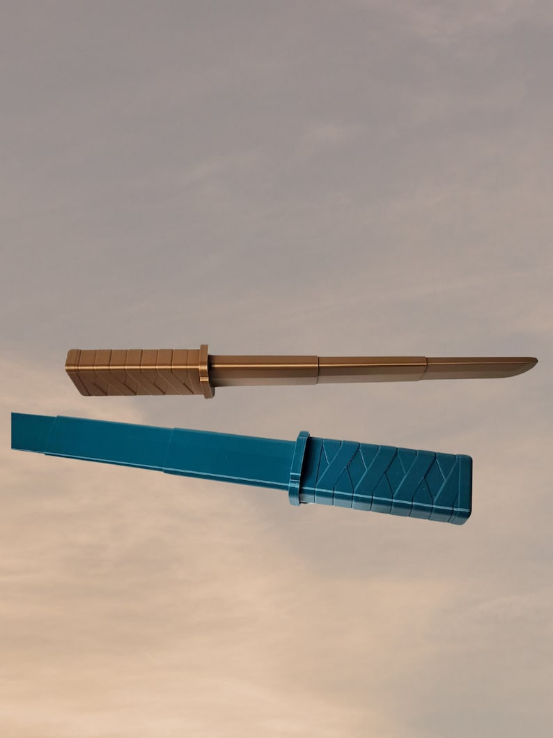 3D Printed Collapsible Kid Friendly Role Playing Fun Ninja Toy Sword - Etsy