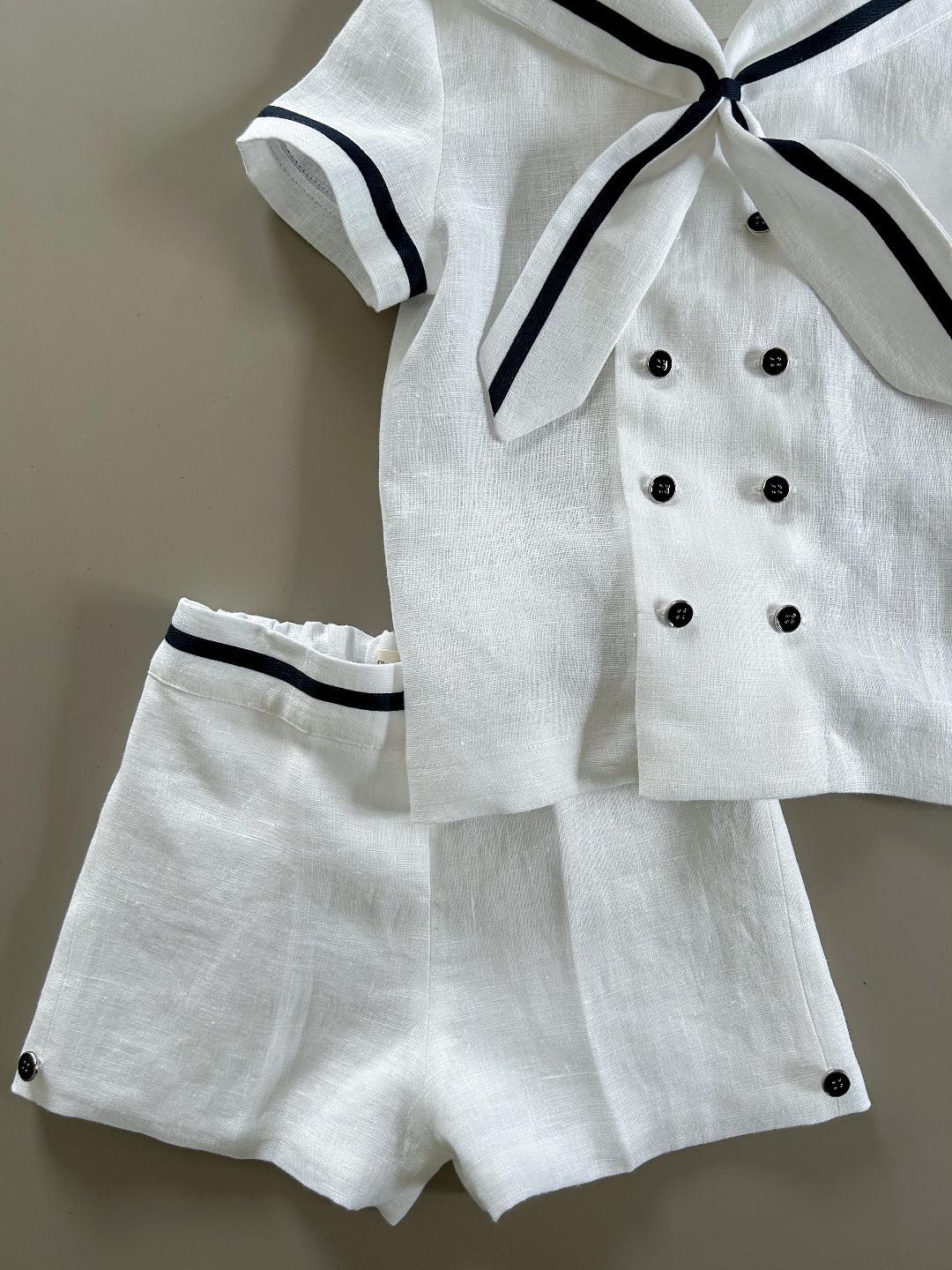 Sailor Boy Set, Baptism Set, Wedding Outfit, Formal Wear - Etsy
