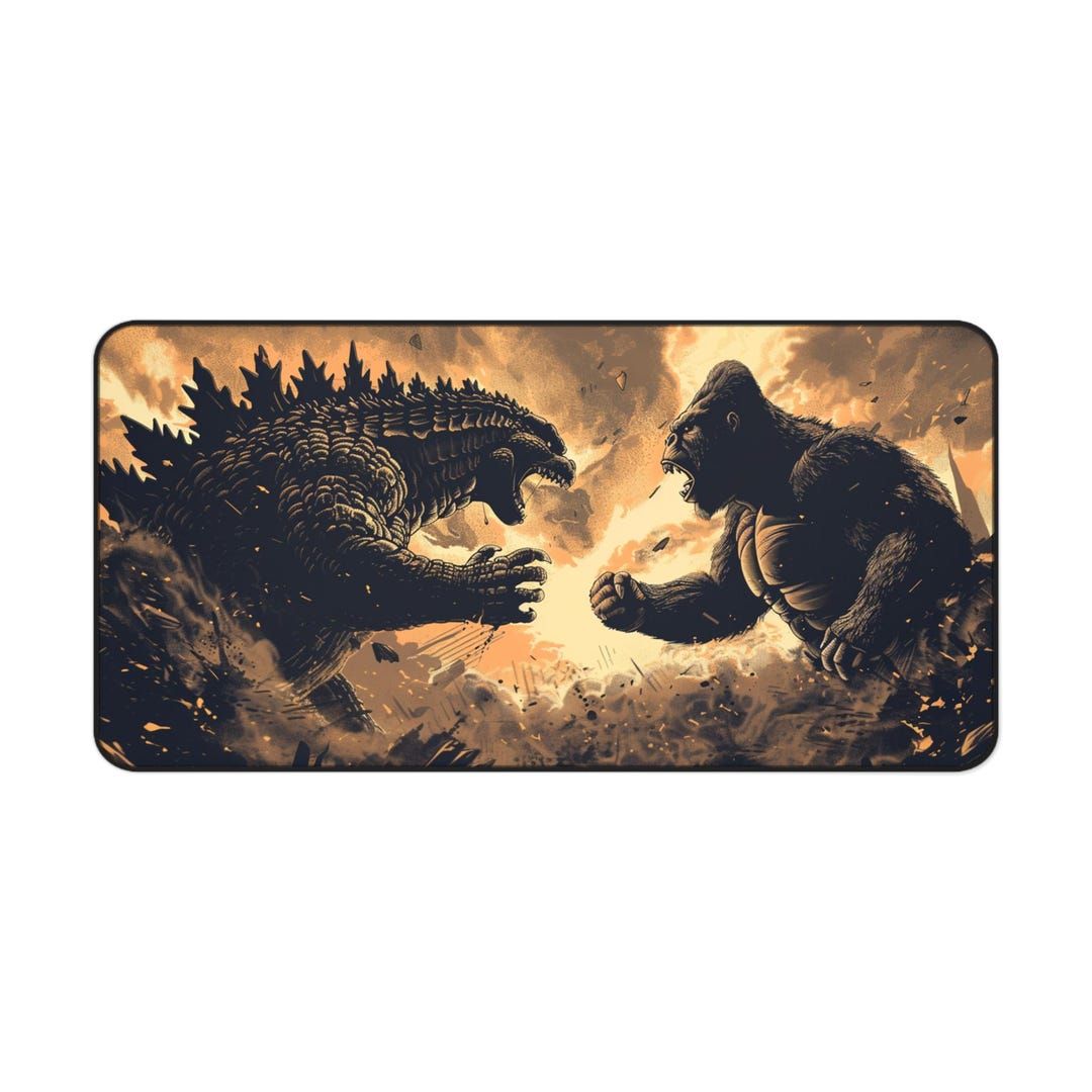 Godzilla Vs King Kong Play Mat Desk Mat Mouse Pad - Etsy