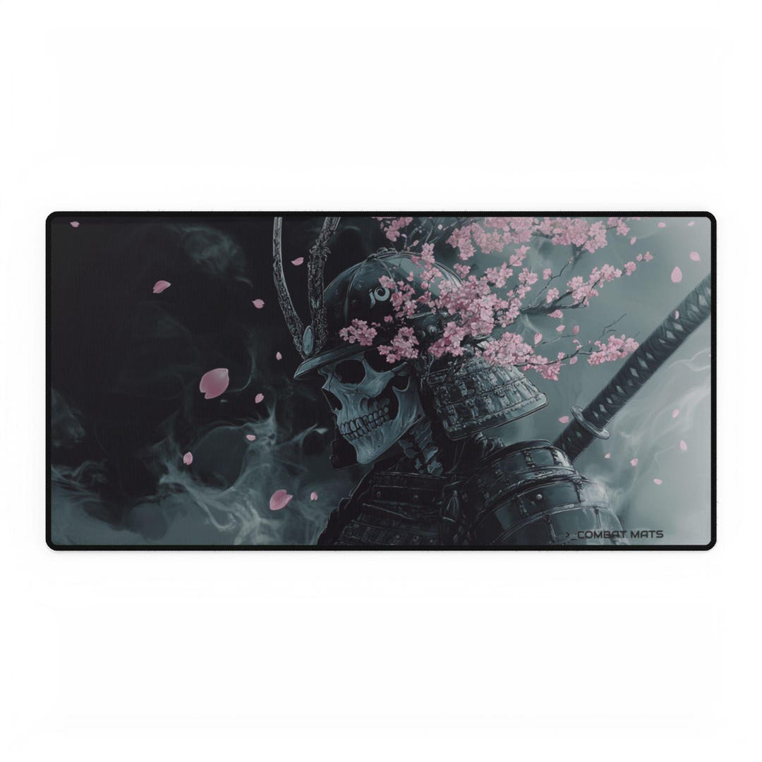 Dead Skeleton Samurai TCG Playmat Mouse Pad Desk Mat - Etsy