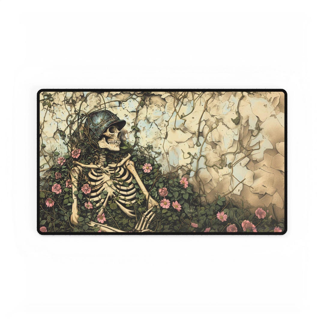 Long Forgotten, Skeleton TCG Playmat Deskmat Mouse Pad - Etsy
