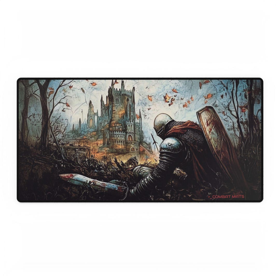 Defeated Knight in Battle TCG Desk Mat Play Mat Mouse Pad - Etsy