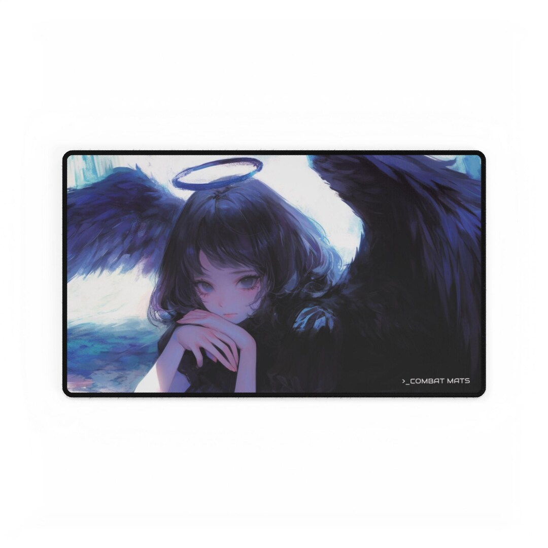 Gothic Angel Halo TCG Playmat Desk Mat Mouse Pad - Etsy