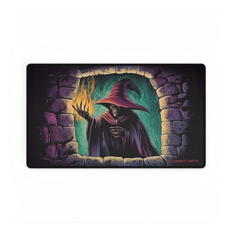 Evil Wizard TCG Playmat Desk Mat Mouse Pad - Etsy