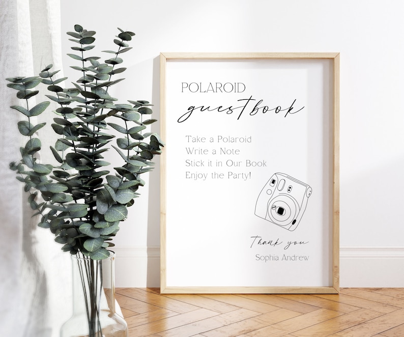Instax Mini 11 and 12 Instructions, Polaroid Guestbook Sing, Photo ...