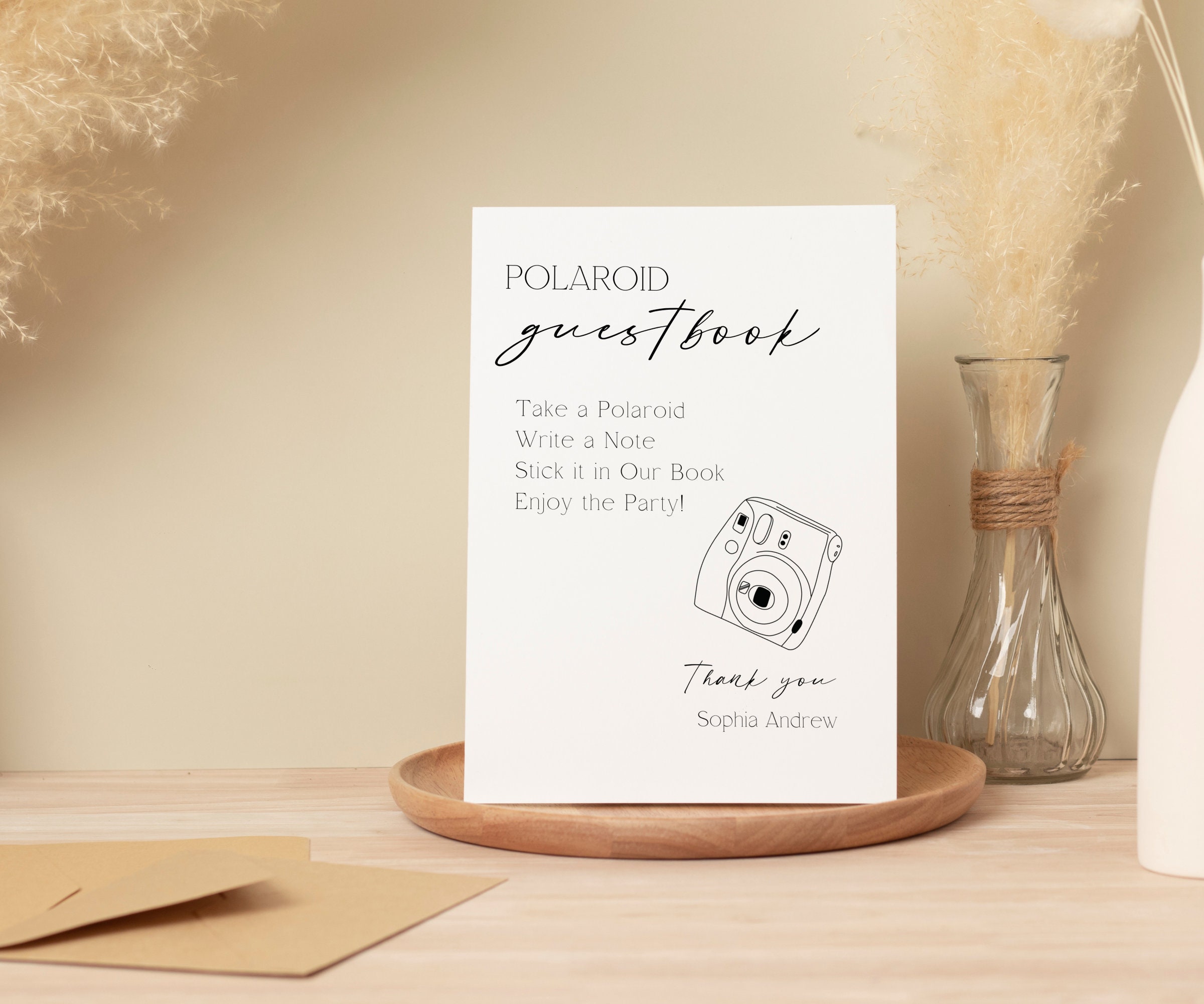 Polaroid Guest Book, Instax Mini 11, Instax Mini 12, Photo Guestbook, Camera Guestbook, Instax ...