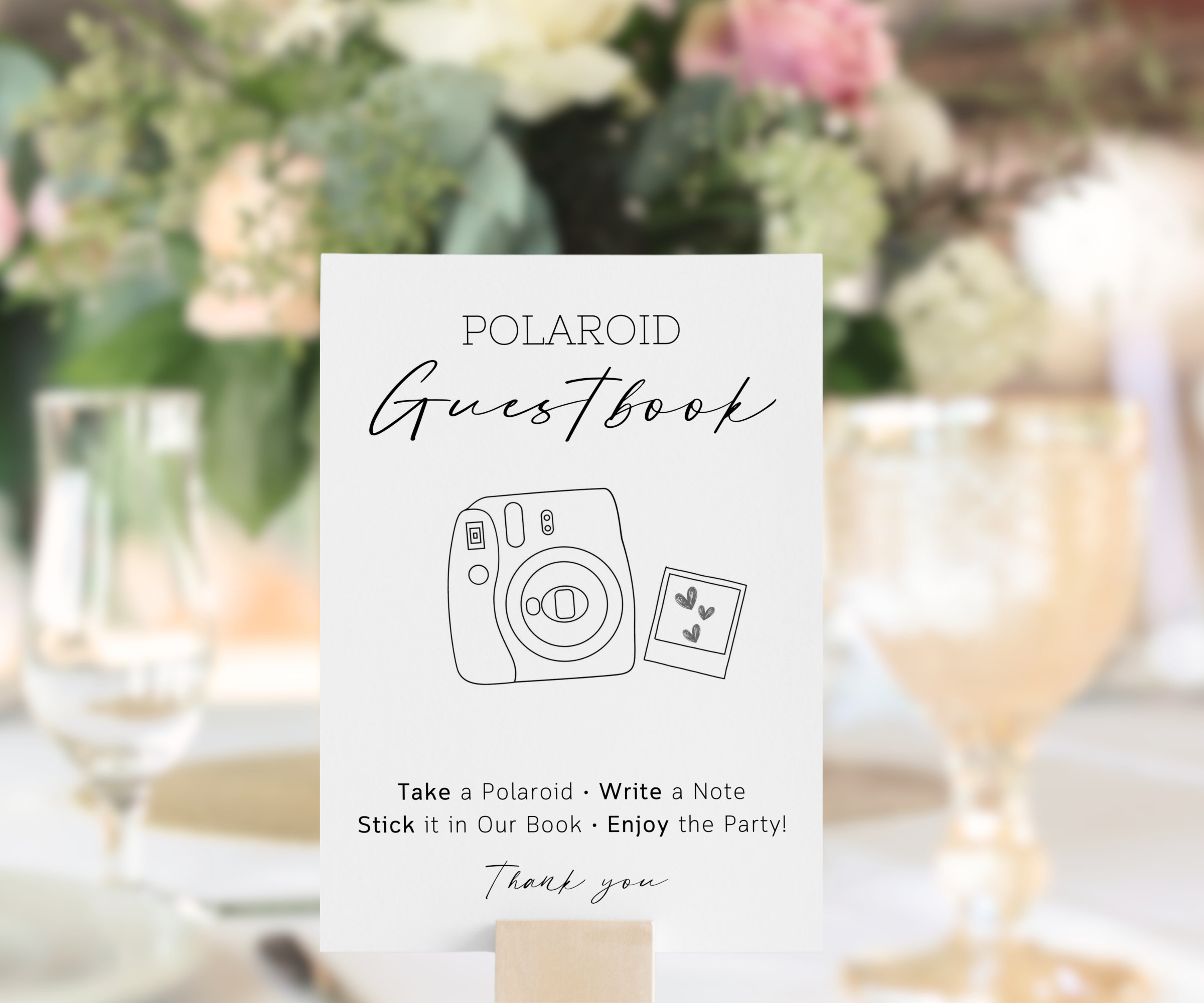Polaroid Guest Book, Instax Mini 11, Instax Mini 12, Photo Guestbook ...