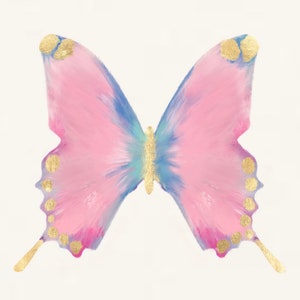 Room Art Preppy Butterfly, Trendy Preppy Wall Art Prints, Colorful Wall ...