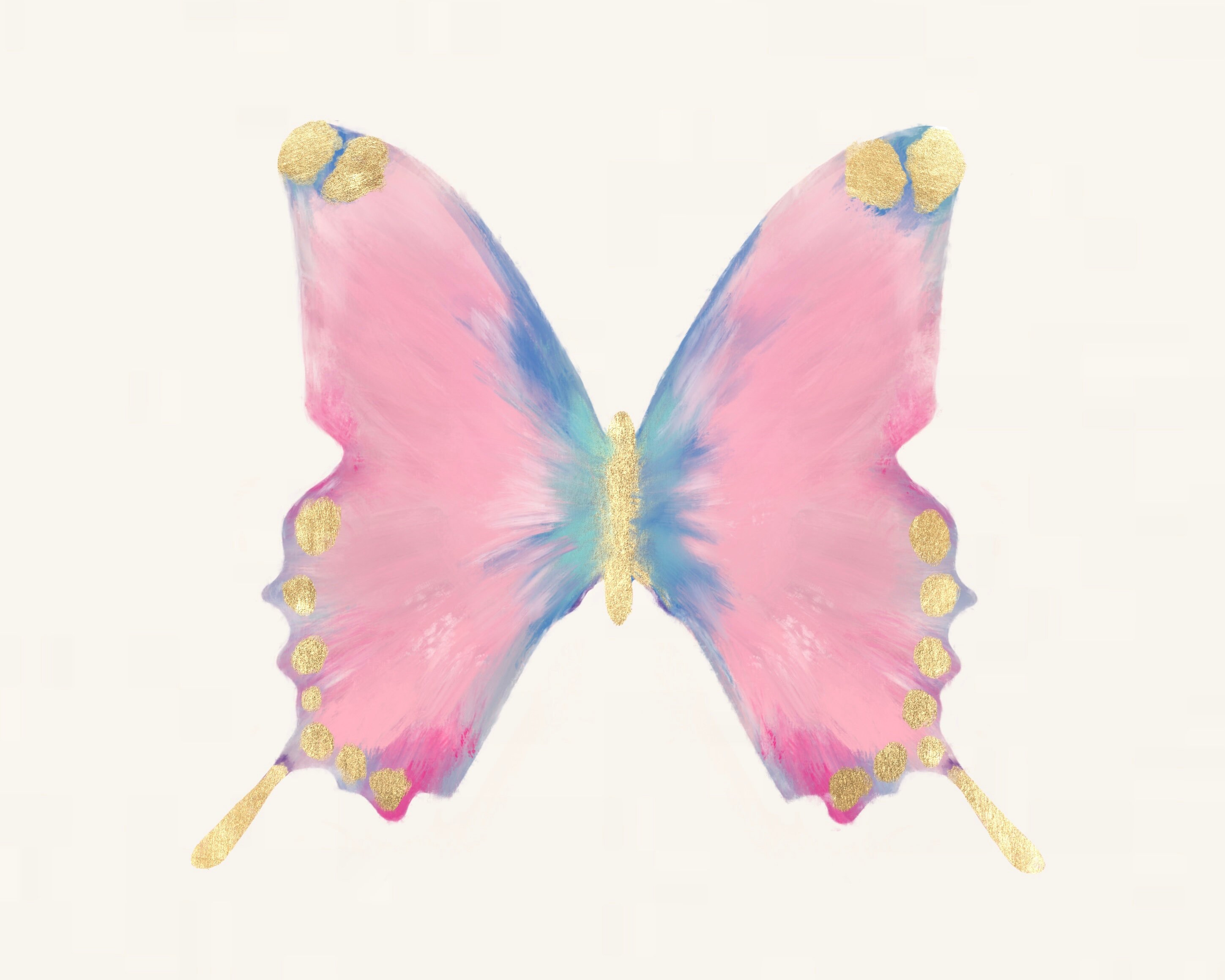 Room Art Preppy Butterfly, Trendy Preppy Wall Art Prints, Colorful Wall ...