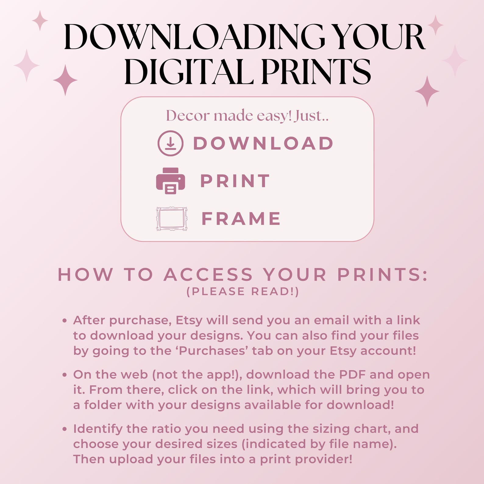 Preppy Star Wall Art Print: Trendy Dorm Decor (digital Download) - Etsy