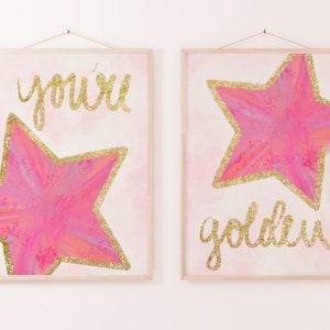 Preppy Star Wall Art Print: Trendy Dorm Decor (digital Download) - Etsy