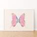 Room Art Preppy Butterfly, Trendy Preppy Wall Art Prints, Colorful Wall ...