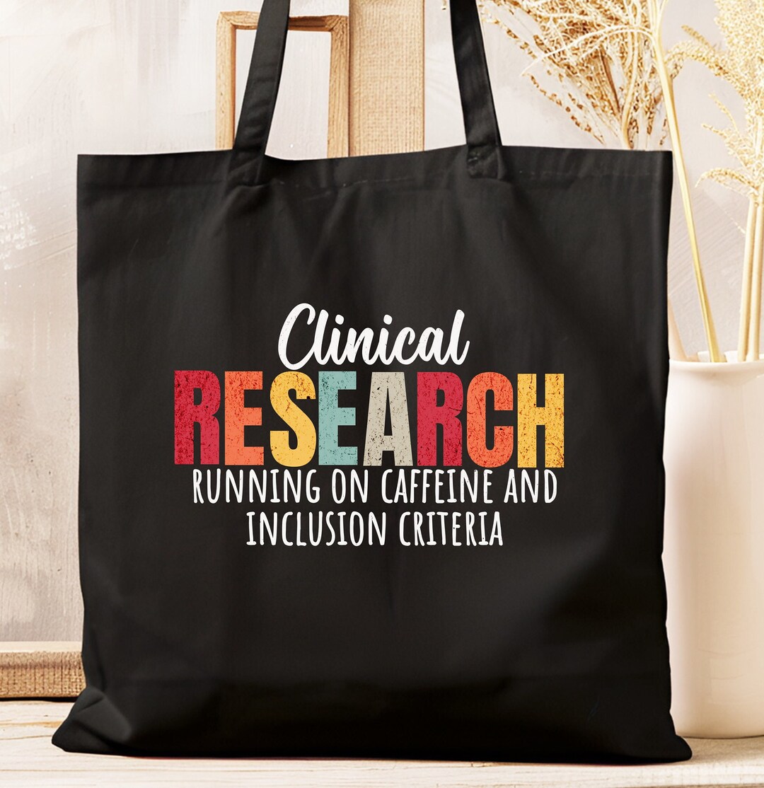 Funny Clinical Researcher Cotton Canvas Tote Bag Gift for Research ...