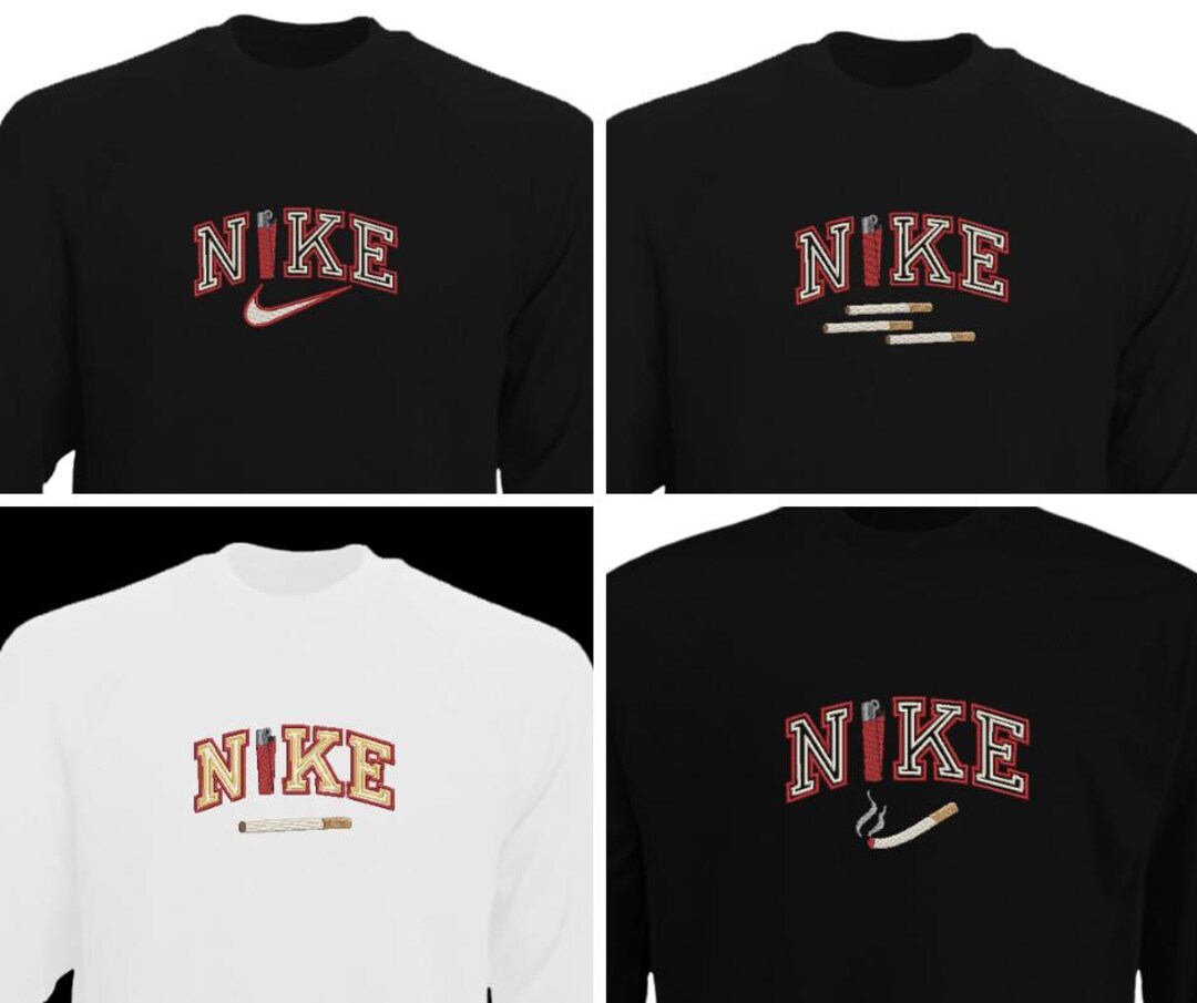 4x Nike Cigarettes Logo Pack Embroidery File - Etsy