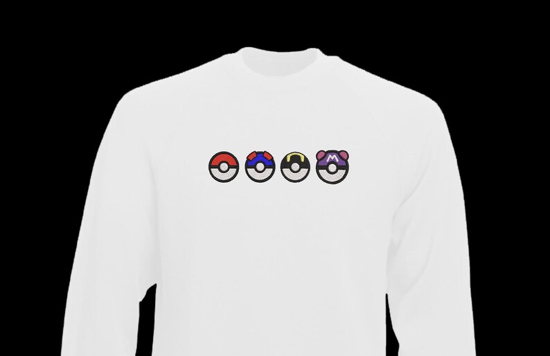 Pokemon Pokeball Pack Embroidery File - Etsy