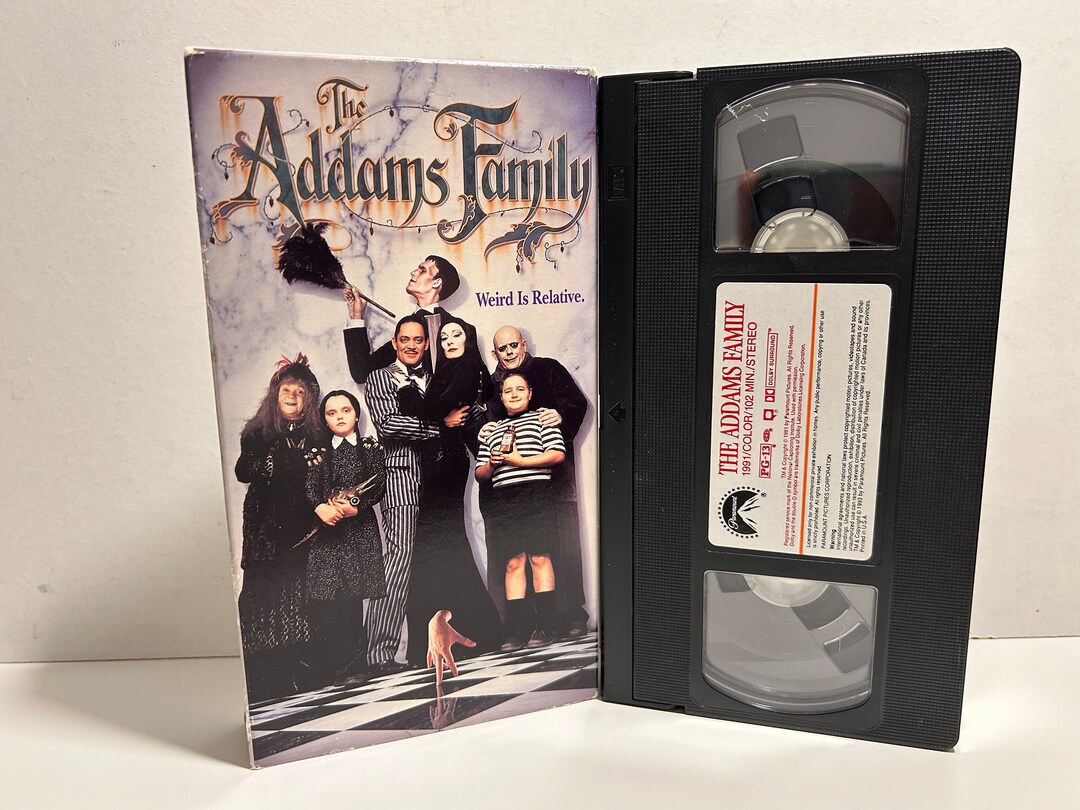 The Addams Family - VHS Tape - Etsy