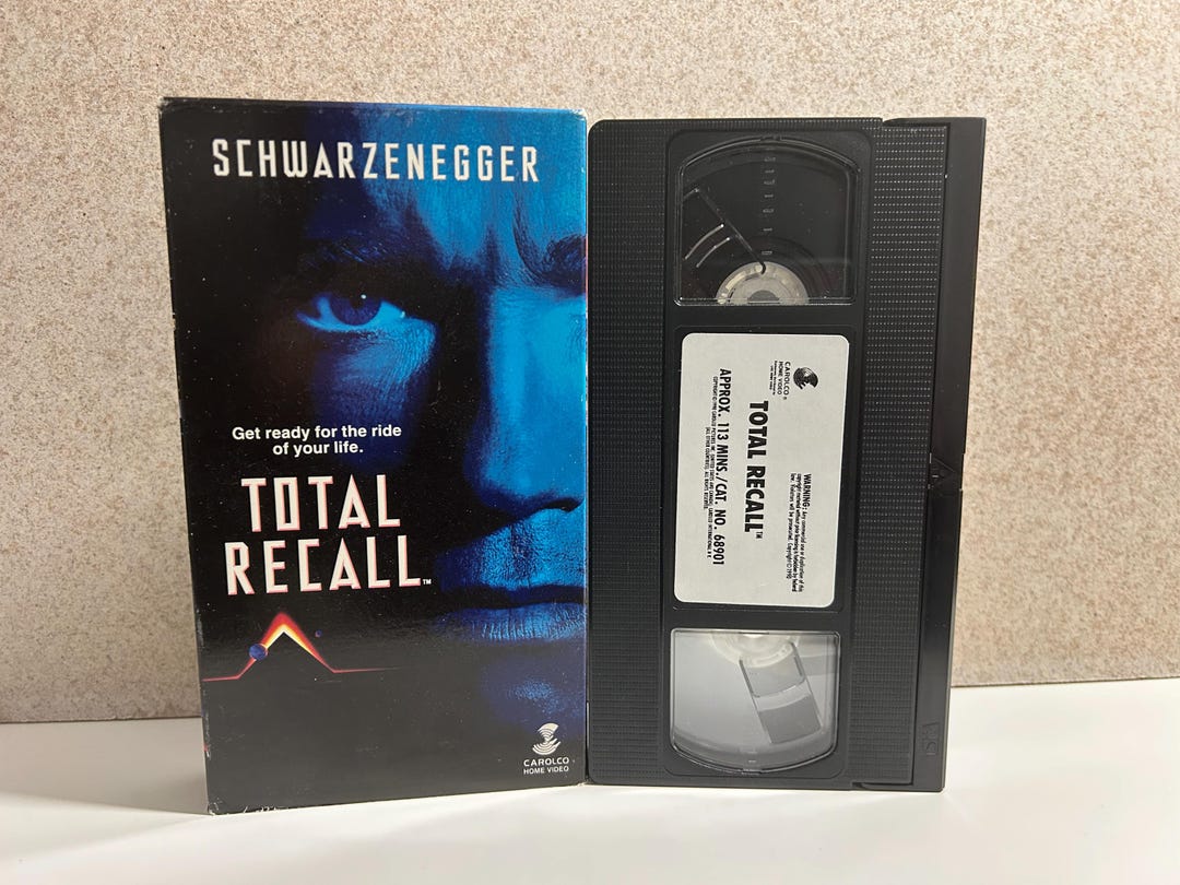 Total Recall - VHS Tape - Etsy