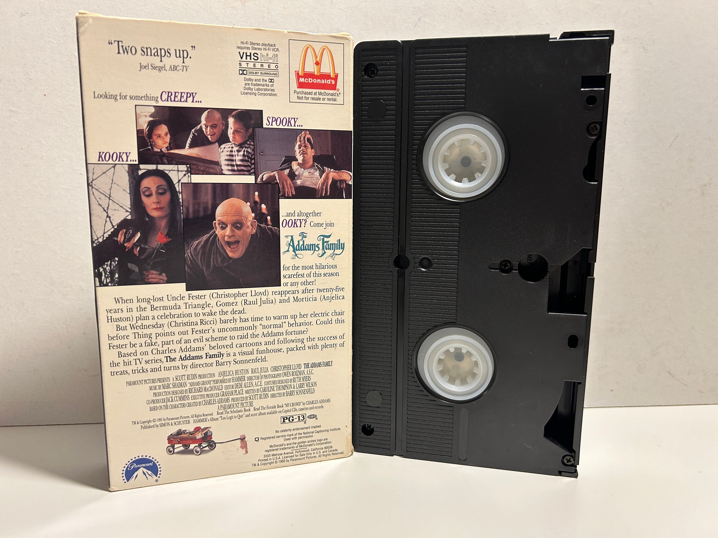 The Addams Family - VHS Tape - Etsy
