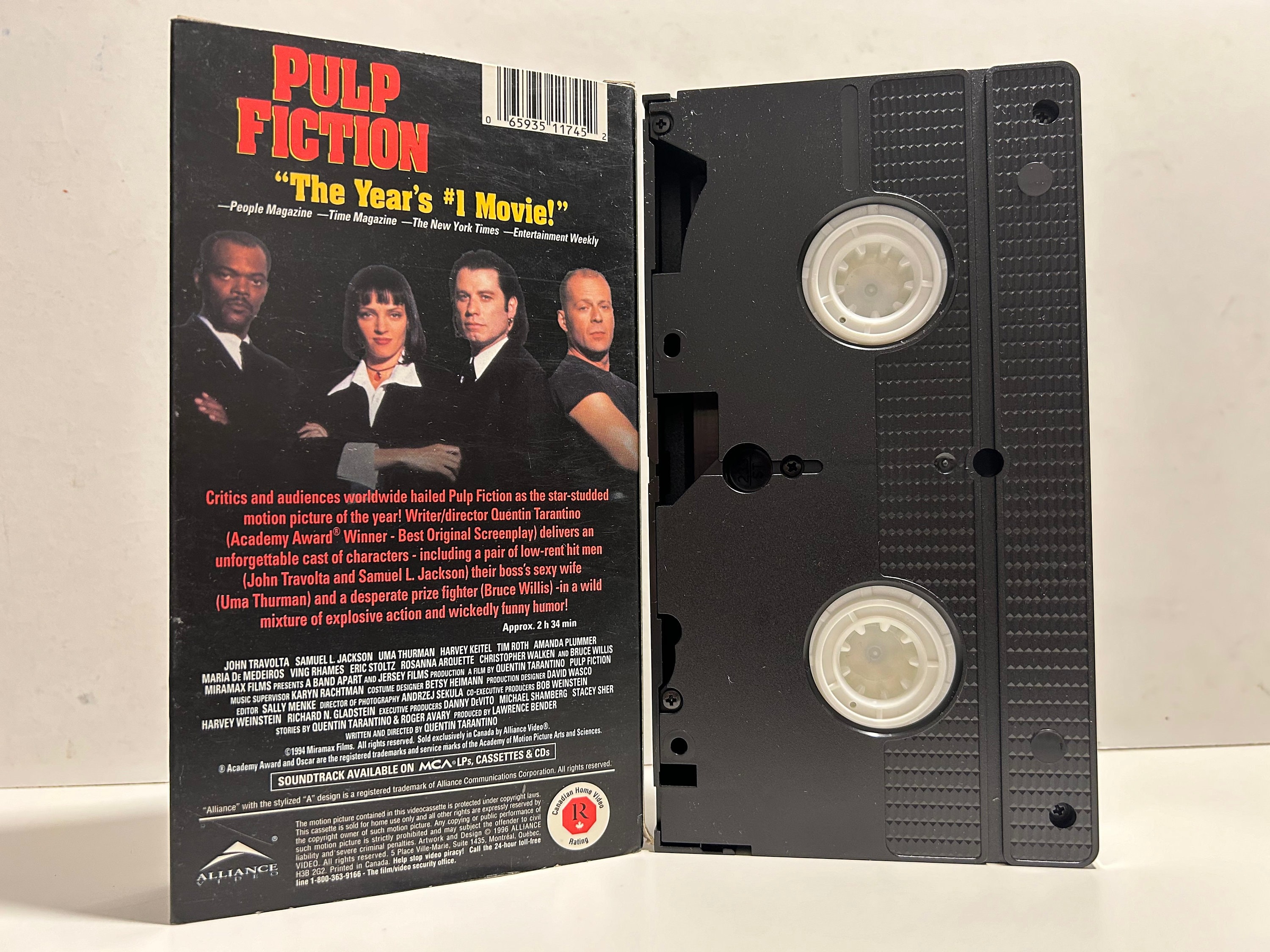 Pulp Fiction - VHS Tape - Etsy